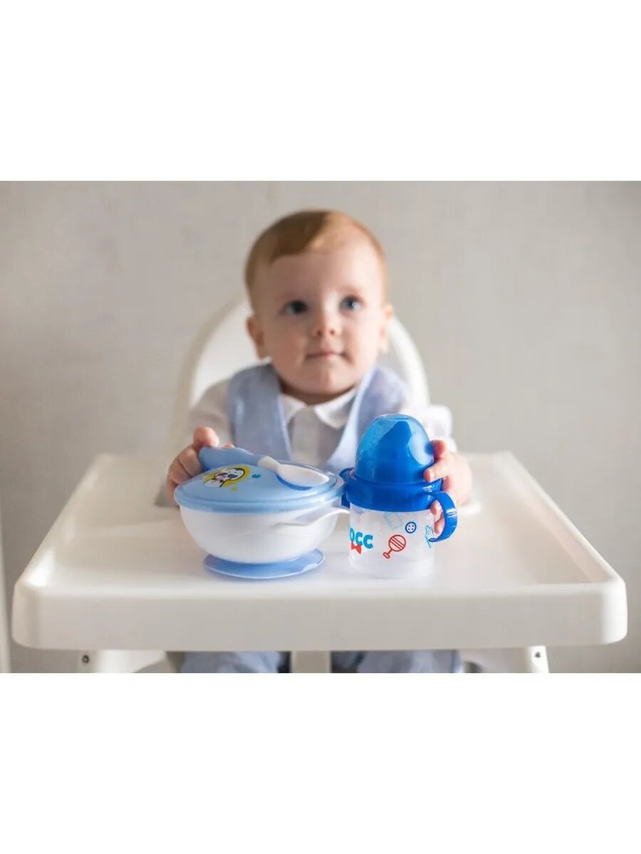 Безопасный набор детской посуды для малышей