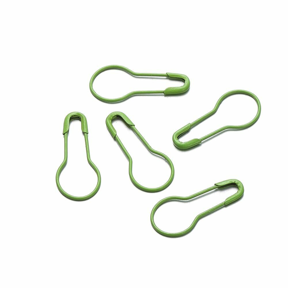 Маркеры для вязания, булавки для вязания металлические, крючки, маркировщик петель, набор 50 шт, размер 9.5*21.5 мм, зеленый