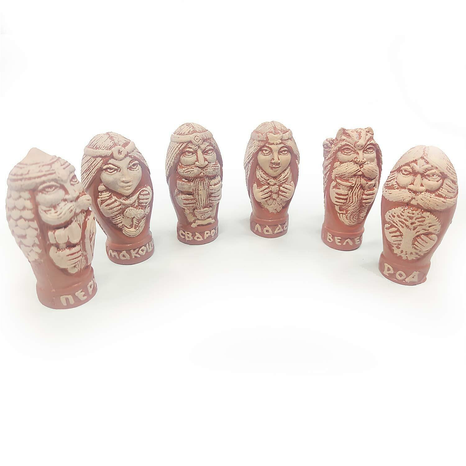 Статуэтки Велес, Перун, Сварог, Лада, Макошь, Род (6шт. )