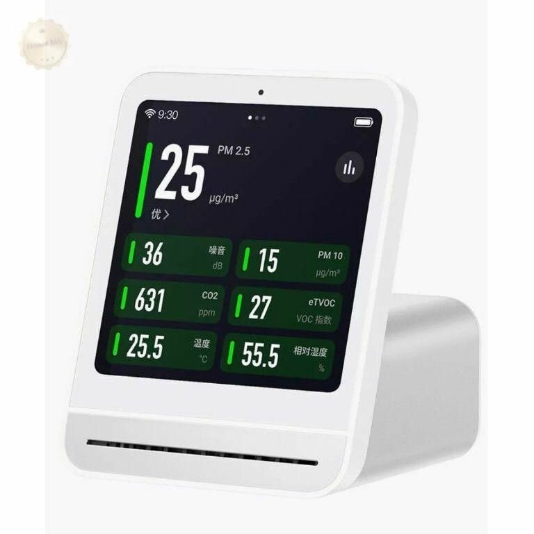Анализатор качества воздуха Xiaomi Qingping Air Monitor (CGS2) 6 в 1 (датчик углекислого газа CO2, Температуры, Влажности, PM2.5, TVOC, Шума) Белый