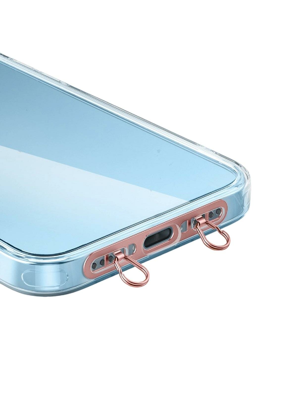 Адаптер для шнурка для телефона Надежное и тонкое металлическое крепление для шнурка для телефона