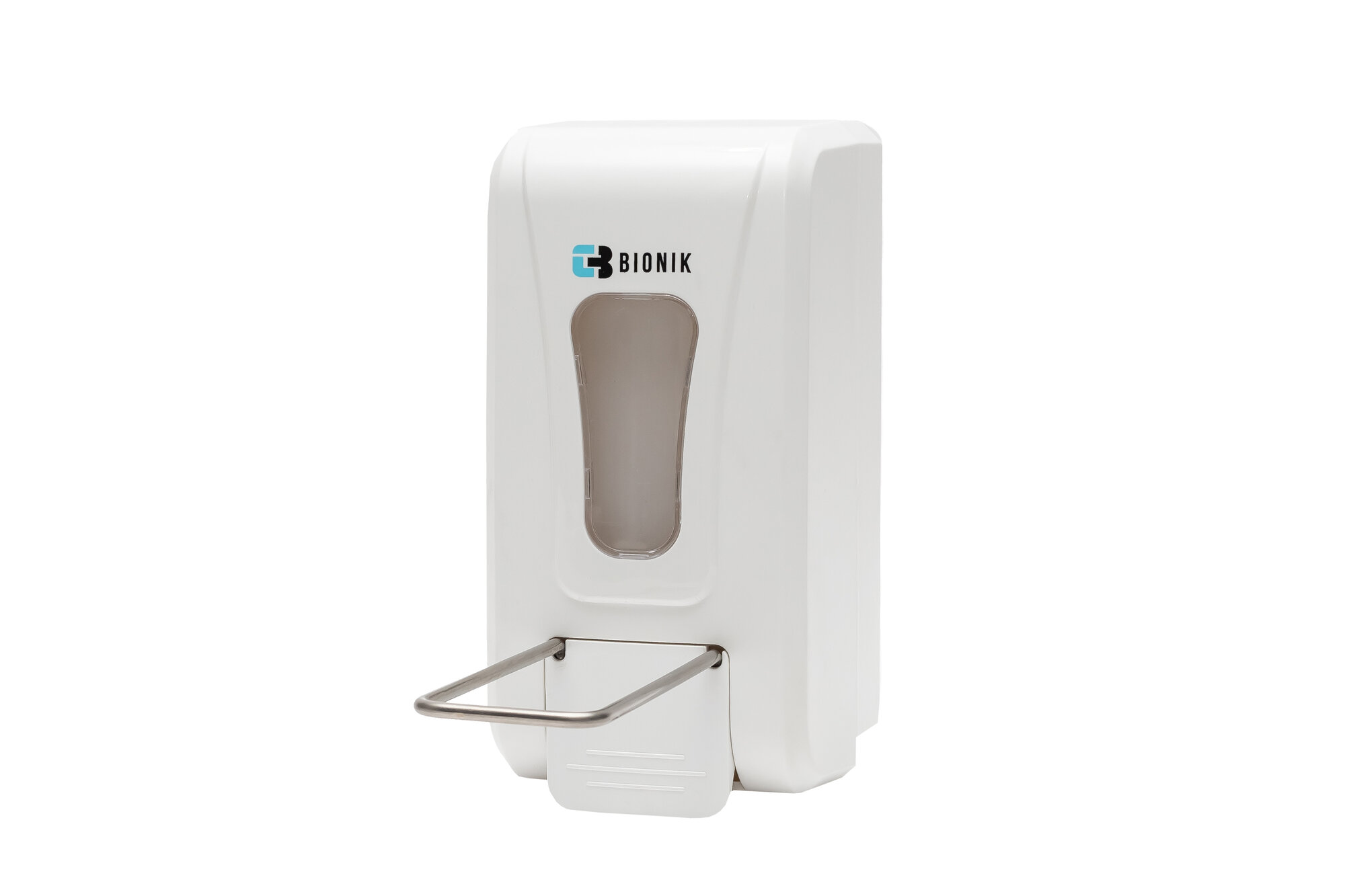 Локтевой дозатор для мыла и антисептика Bionik BK1081 на 1 л, настенный