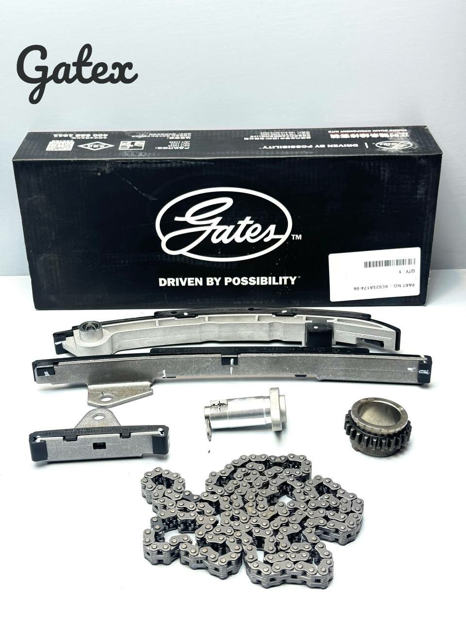 Комплект ГРМ Geely Coolray New Cityray 1.5T 4цилиндра BHE15EFZ фирма GATES KC02SA174-06 цепь 1046043100