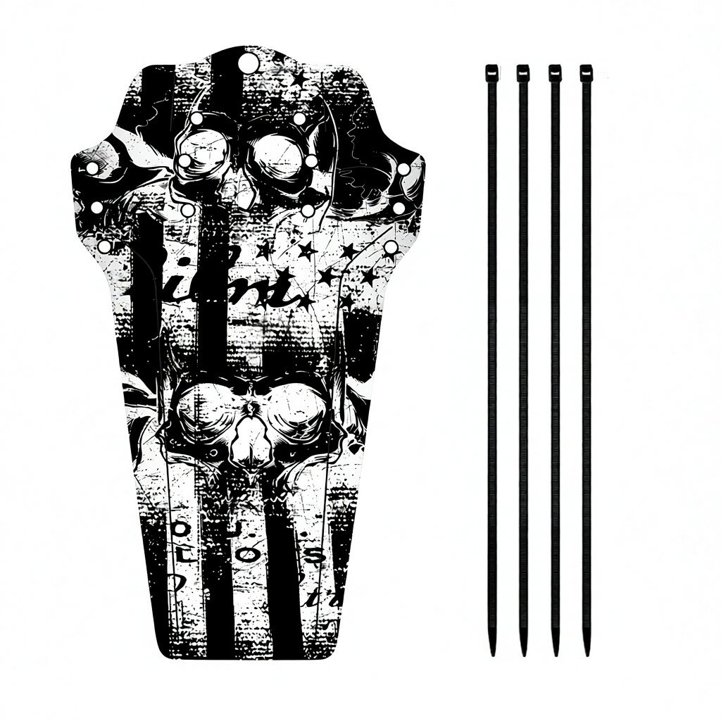 Набор крыльев для велосипеда горного дорожного велосипеда защита от грязи передняя и задняя крылья для велосипеда дождевой пластина с фиксирующими ремнями аксессуары для велосипеда модель A/B/C/D/E/F/G/7pcs set материал PP5 размер 272*156mm вес 38g