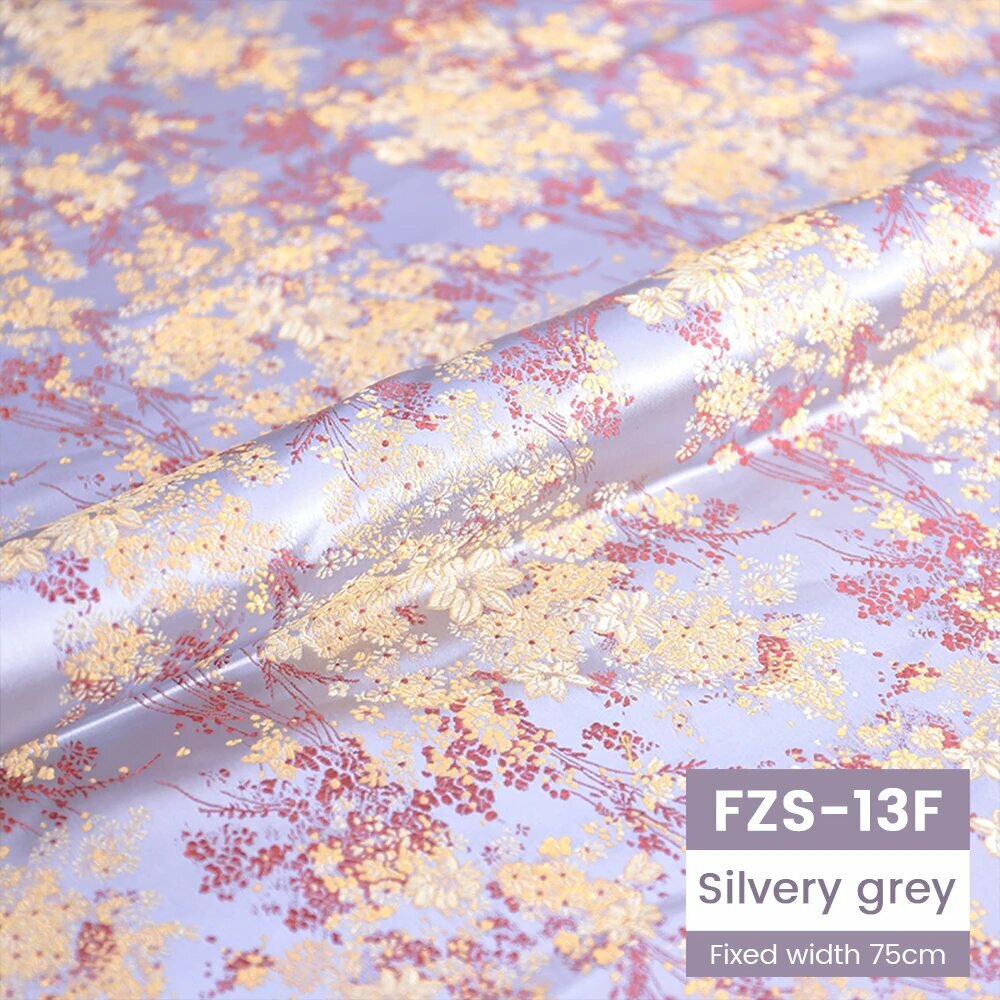 Шелковая жаккардовая парча TERAMILA 100cmx75cm, FZS-13F