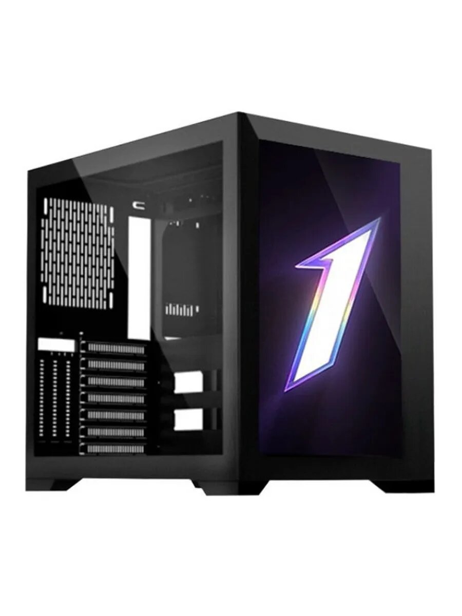 Корпус STEAMPUNK SP7 EMOTION VIEW SP7-EV-BK черный