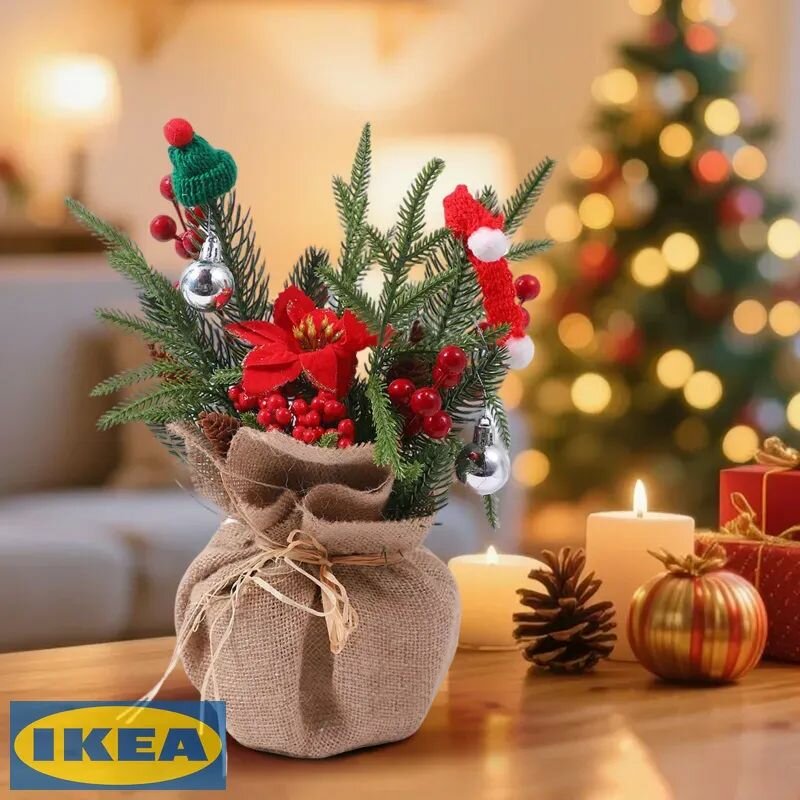 IKEA Елка искусственная Пластик 30.05 см