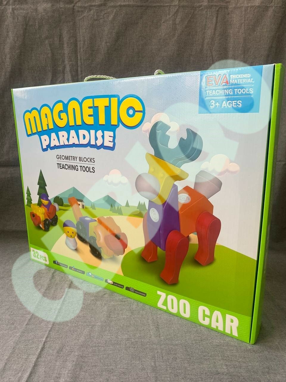 Магнитный конструктор "Магнитный рай", EVA, 32 детали