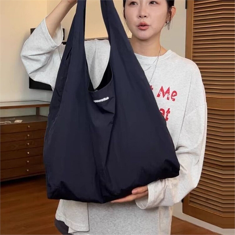 Большая летняя сумка Widelia, быстросохнущая холщовая сумка, сумка-тоут, вместительная сумка через плечо для женщин