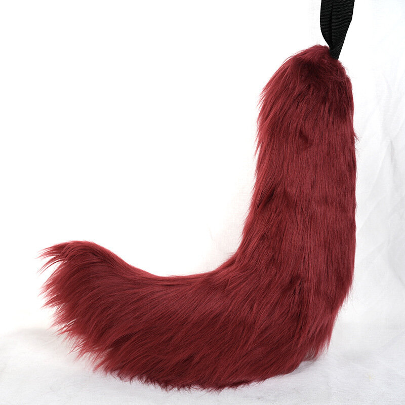 Аниме большие ручные плюшевые уши и хвост животного, аксессуары для косплея, хвост лисы, хвост волка, аксессуары для Comic Con