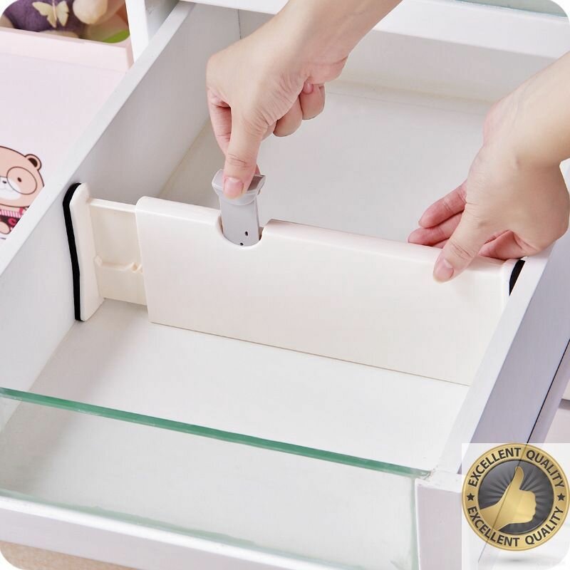 Арникс Разделители для ящиков комода раздвижные 1 шт, 28-43 см