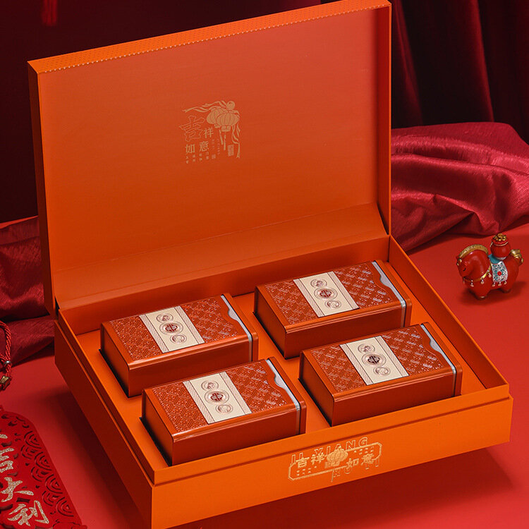 2026 Новая упаковка для чая, пустая подарочная коробка, Дахунпао, древний чай, высококачественная универсальная упаковка для черного чая, пустая коробка