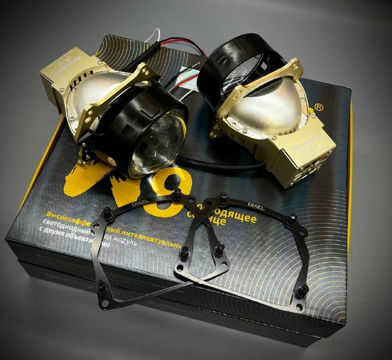 Билед модули Aozoom A9 Original для BMW X5 E70 2006-2013 c AFS / Оригинальный Аозум 2 чипа, 5500K, 12V, 50W/58W Светодиодные модули