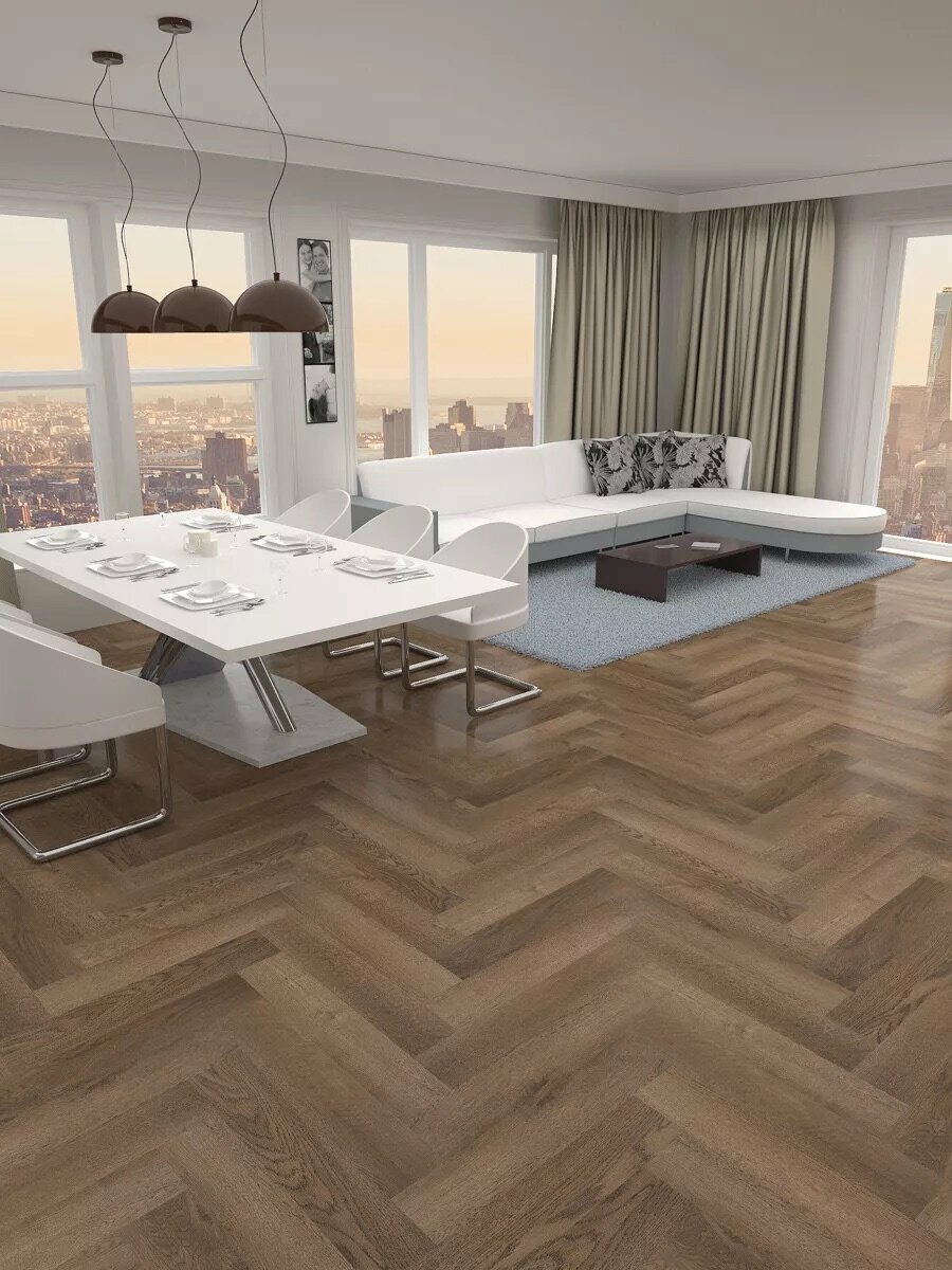 Кварц виниловый ламинат Баккер VKFH 41 43 класс, водостойкий (цена за кв. метр)