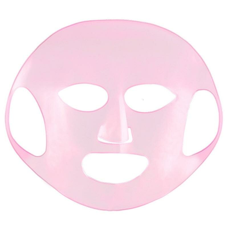 Силиконовая многоразовая маска для лица, Розовый