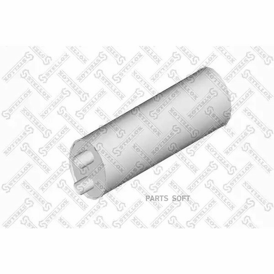 Резонатор(бочка) глушителя ! Евро 3 овальный \MB 817/1117/1317-1720 от официального дистрибьютора, STELLOX, артикул 8203013SX