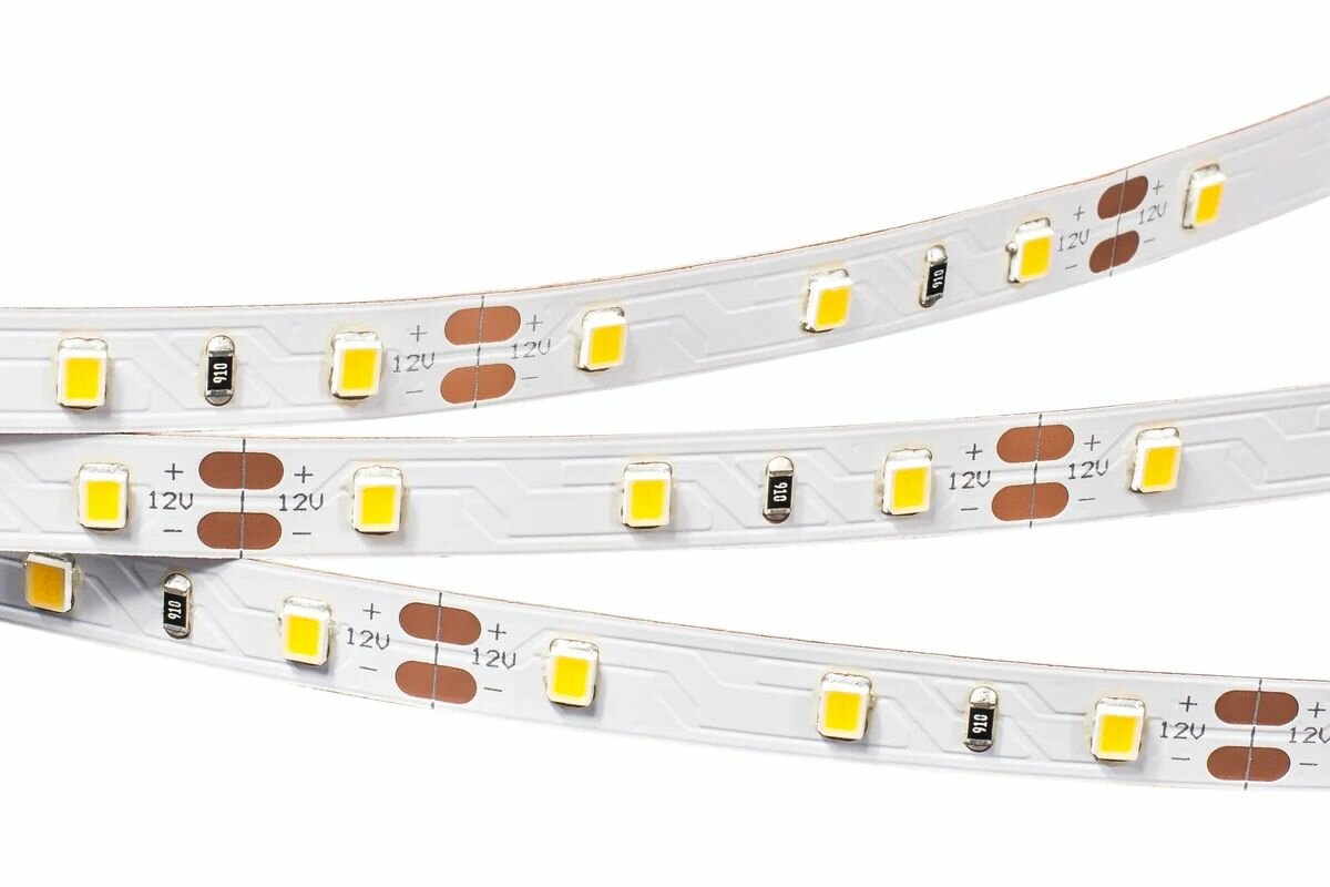 Лента RT-A60-8mm 12V Day4000 (7.2 W/m, IP20, 2835, 5m) (Arlight, Открытый)