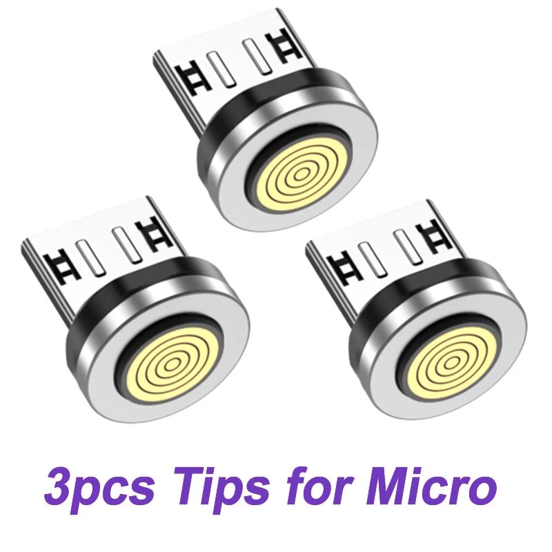 3шт. Наконечники для Micro USB, 1м, Only 3tip for Micro