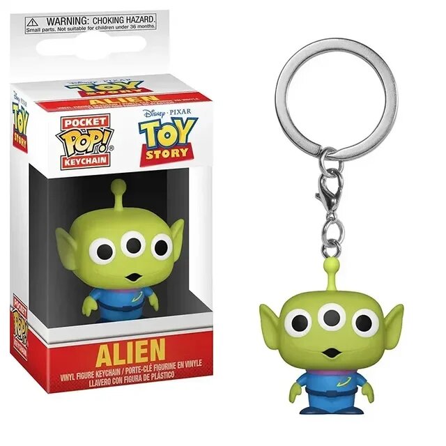 Брелоки Funko POP «История игрушек 4»: Форки, Слинки Дог, Вуди, Базз Лайтйер (инопланетянин). Коллекционные игрушки, подарки для детей.