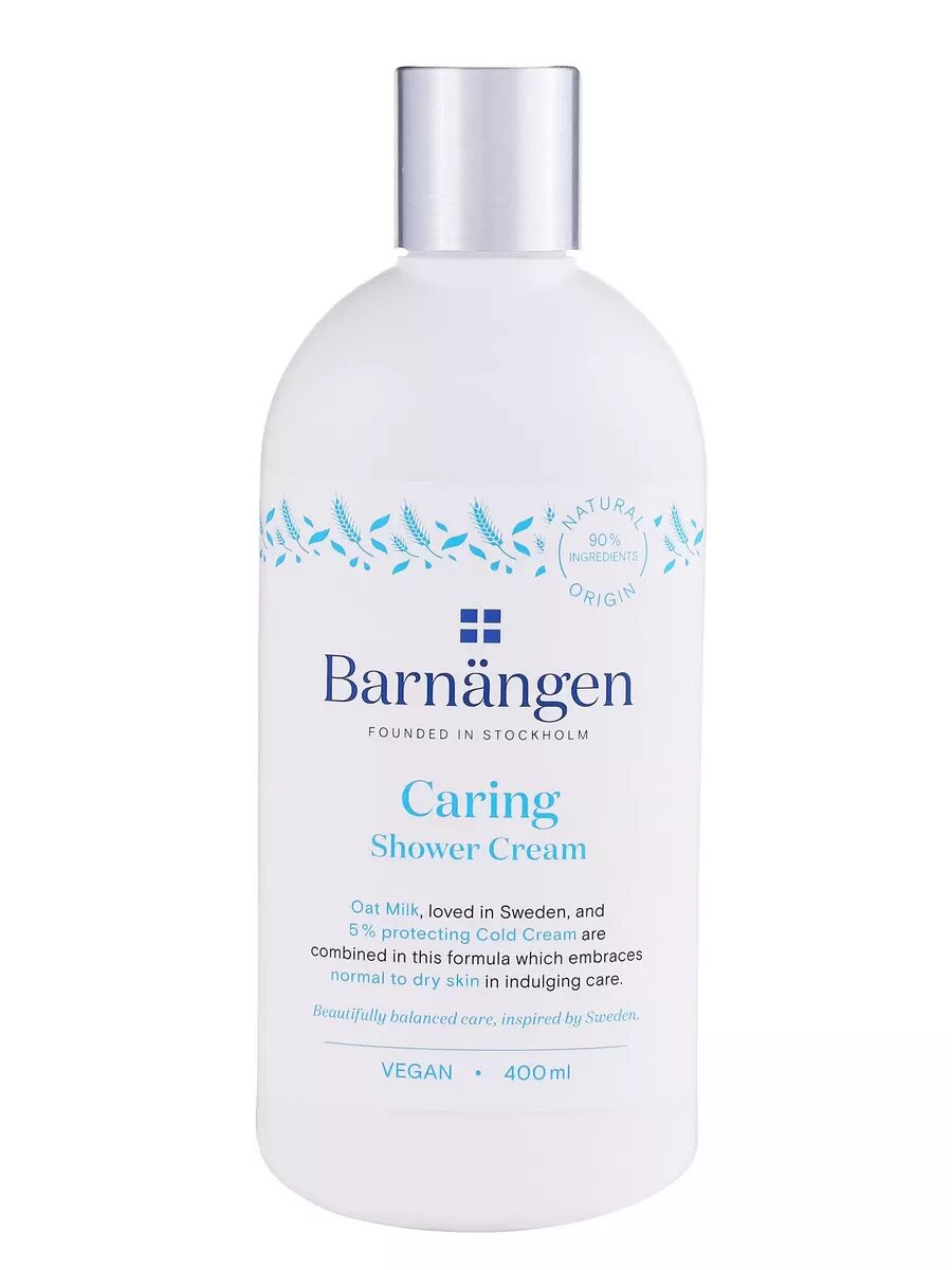 Крем-гель для душа ухаживающий с овсяным молочком 400 мл