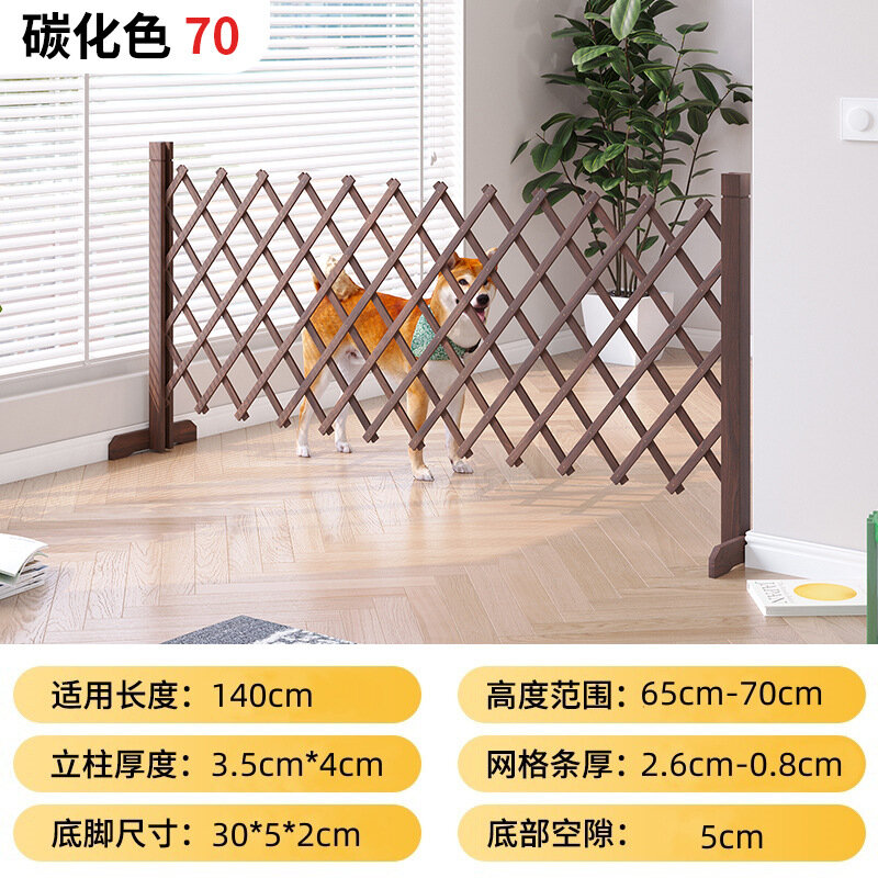 Барьер для животных без сверления, раздвижные ворота, защищающие от кошек, усиленный и увеличенный защитный барьер, антикоррозийный деревянный забор для защиты от собак.