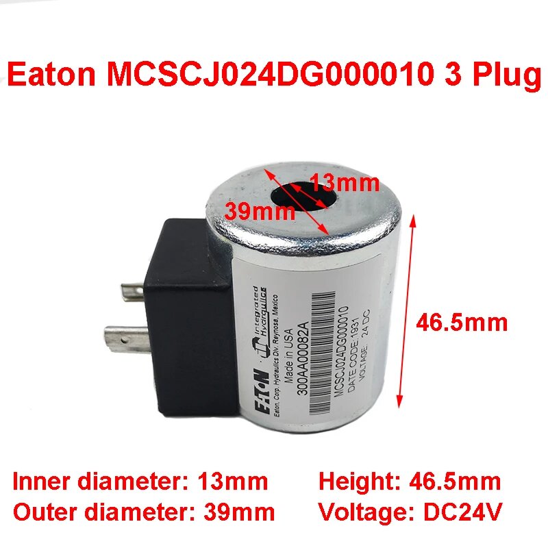Соленоид Eaton MCSCJ024DG000010 3 Plug, 24V