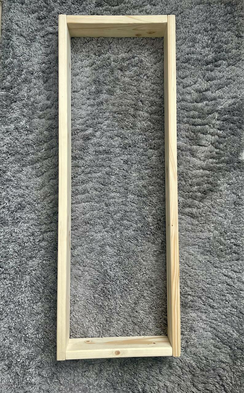 Клумба "Хвоя" из дерева, 100см х 35см, универсальная, экологичная.