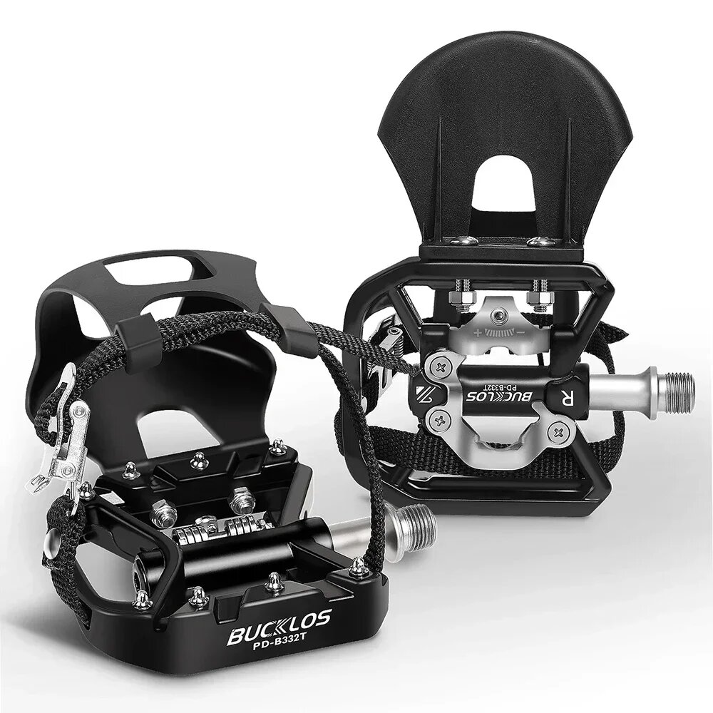 BUCKLOS MTB двухсторонние педали SPD Dual Pedal