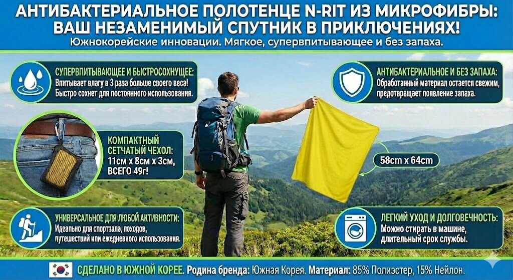 Полотенце N-rit компактное R