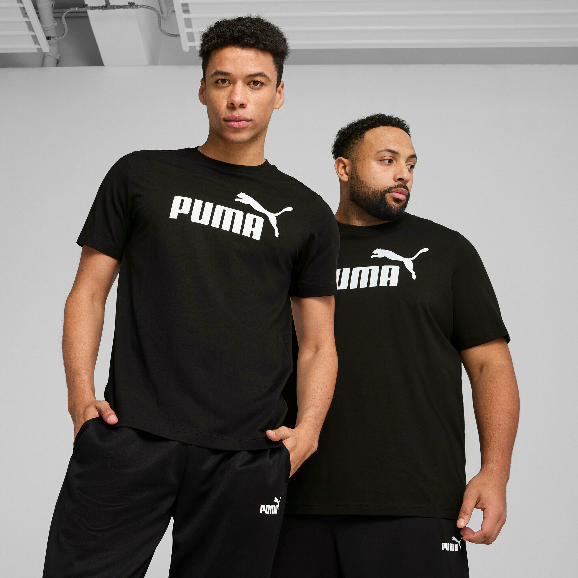 Футболка PUMA Essentials No. 1 Logo, размер L, черный — фото 1