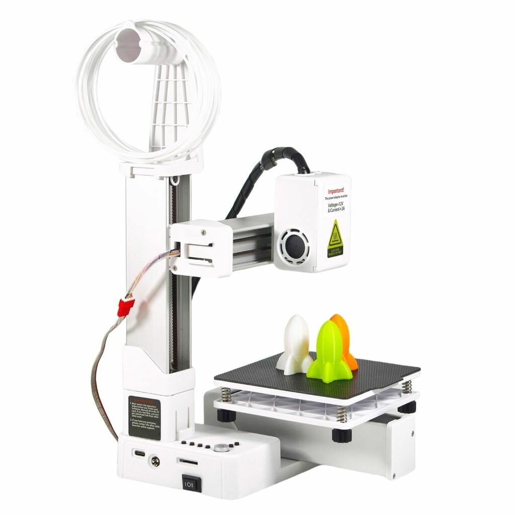 K10 3D принтер для любителей и обучения, Белый