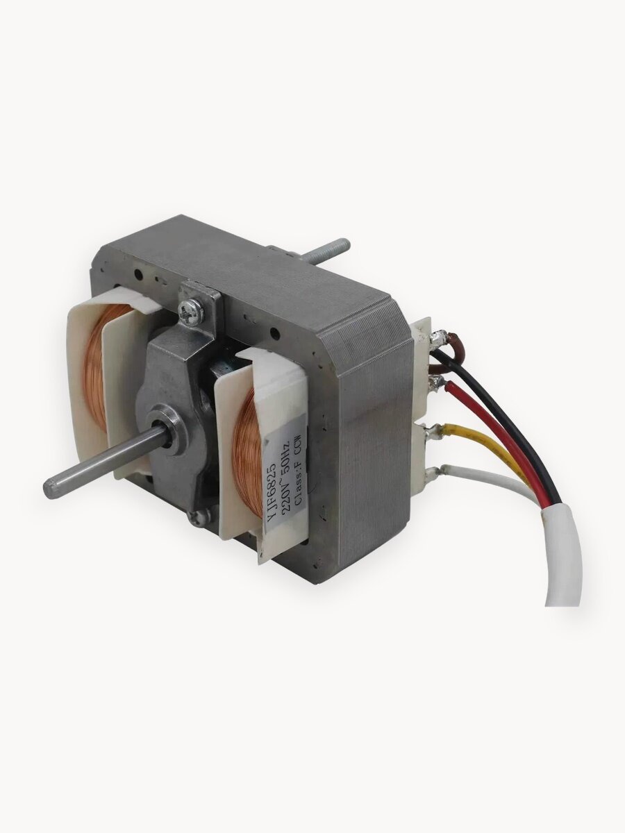 Мотор универсальный для кухонных вытяжек YJF6825, max 3500 об/мин, квадратный