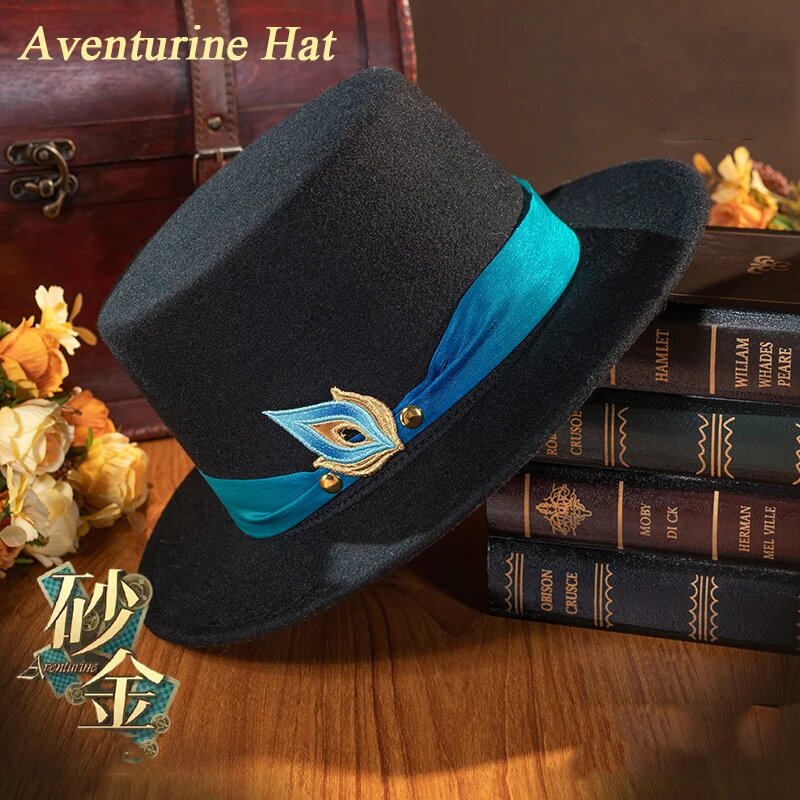 Аниме Honkai: Star Rail Aventurine, головной убор для косплея какаваша, кепка, костюм, игра, косплей, аксессуары для косплея, реквизит