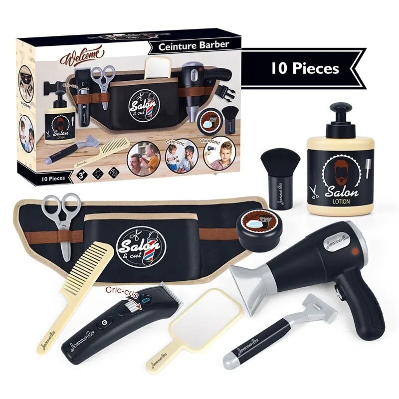 Игрушечный набор для игры в парикмахерскую, детская ролевая игра, стрижка, модный парикмахер