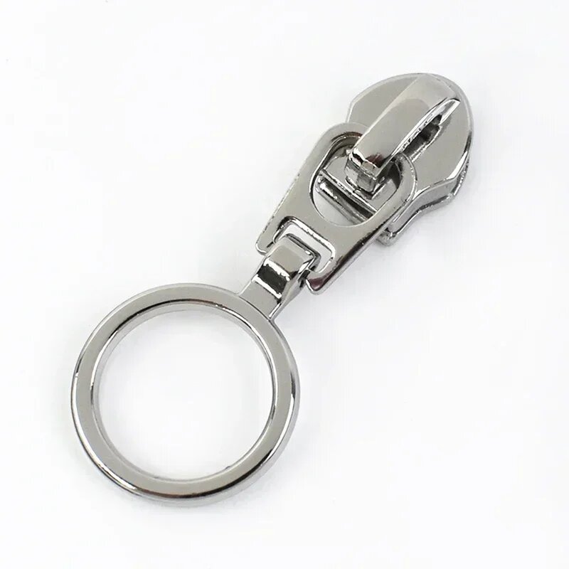 Слайдеры для молнии Meetee №5 Серебряный, ZT178-Silver, 50Pcs