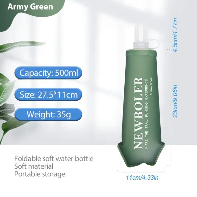 NEWBOLER бутылка для воды 500 мл, Army Green