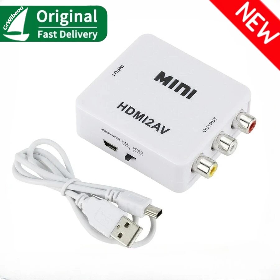 HDMI to RCA адаптер, белый