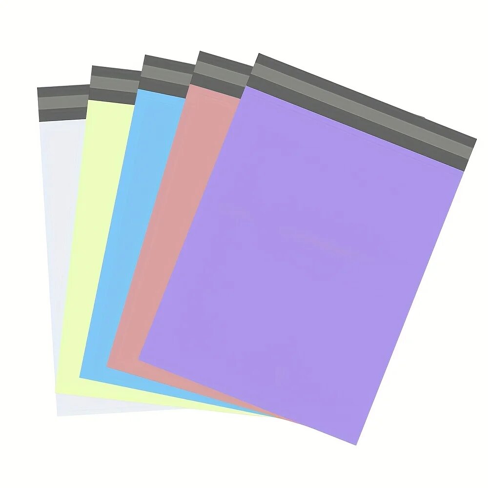 Многоцветные самозаклеивающиеся пакеты Colour mixture, 10pcs, 17x30cm