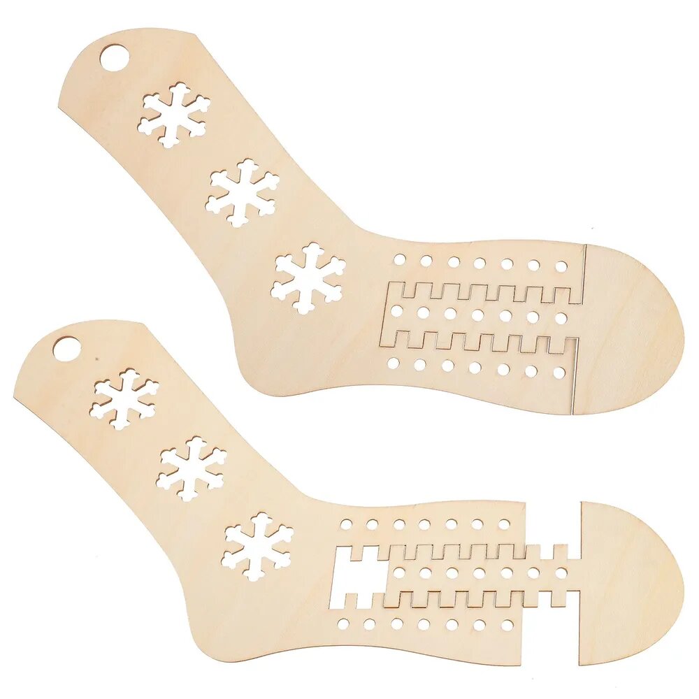 Деревянные модели для блокировки носков в наборе 2 шт для домашнего использования