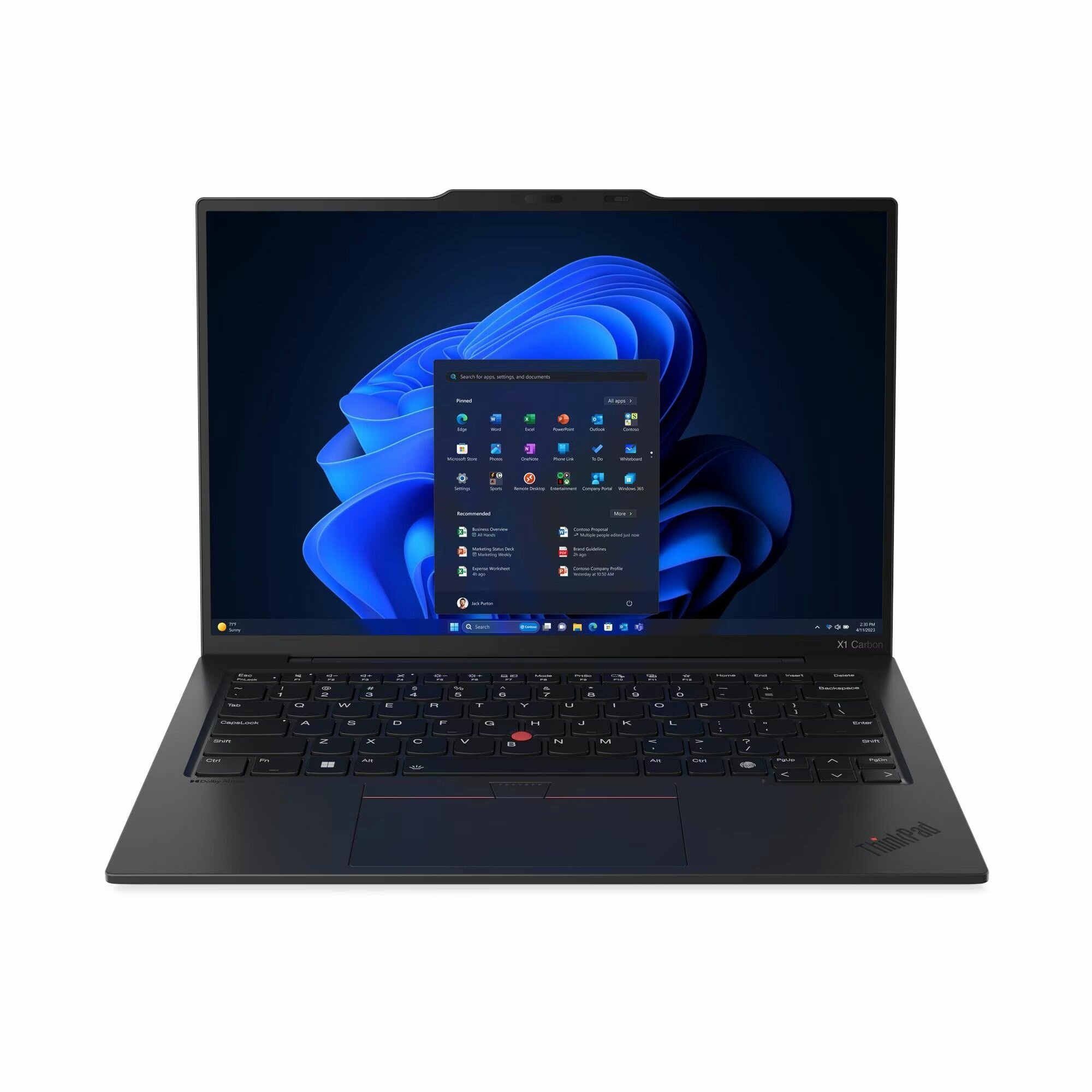 Lenovo Ноутбук ThinkPad X1 Carbon G12 21KC00A0US 14"