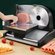 Ломтерезка электрическая для нарезки продуктов, 200 Вт, с подносом и держателем,...