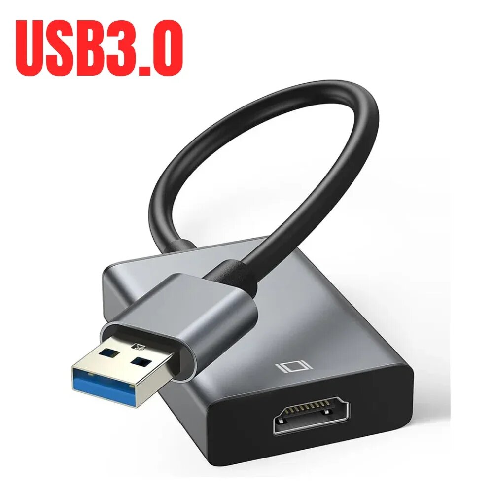 USB 3.0 - HDMI адаптер Grey kebidu