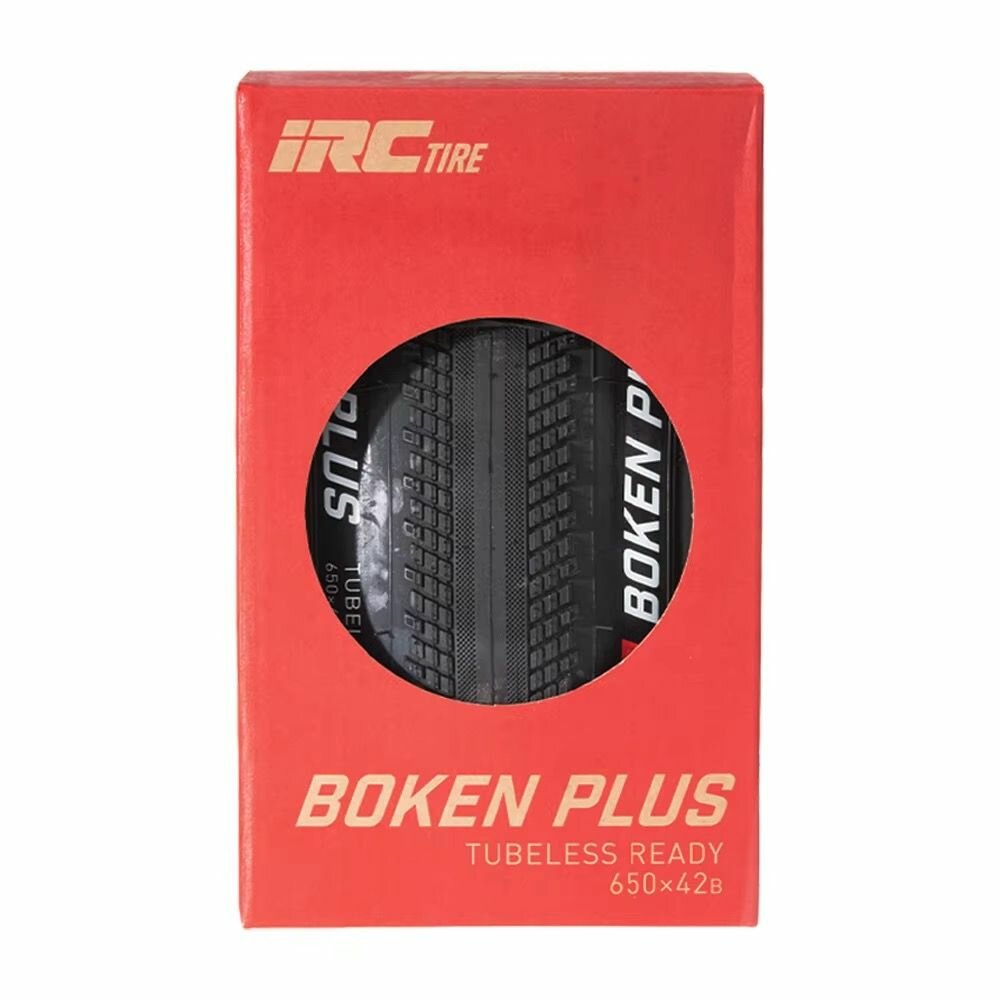 Гравийные велосипед покрышки IRC BOKEN PLUS 650X42 27.5x1.6 Бескамерная