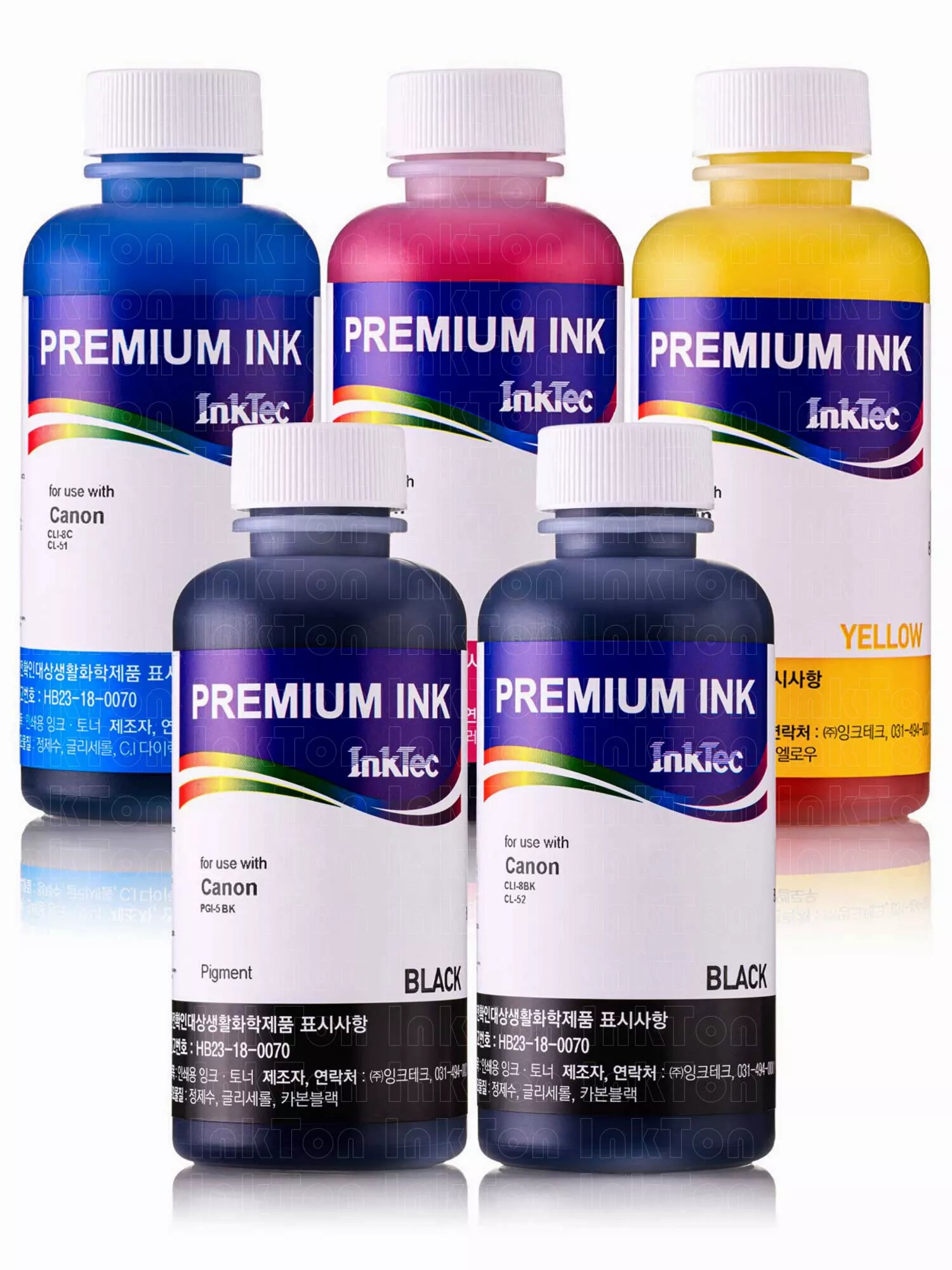 Чернила для принтера Canon MP700, MP730, MPC400, MP750, MP760, iP3000, iP4000, iP5000, i850, i865, S500, S520, S600, S630, S750, 500 мл, комплект