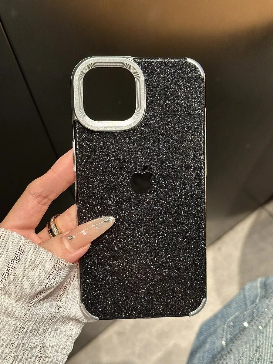 Чехол О'Кейси, для iPhone 13, черный, защита камеры, легкий, стильный