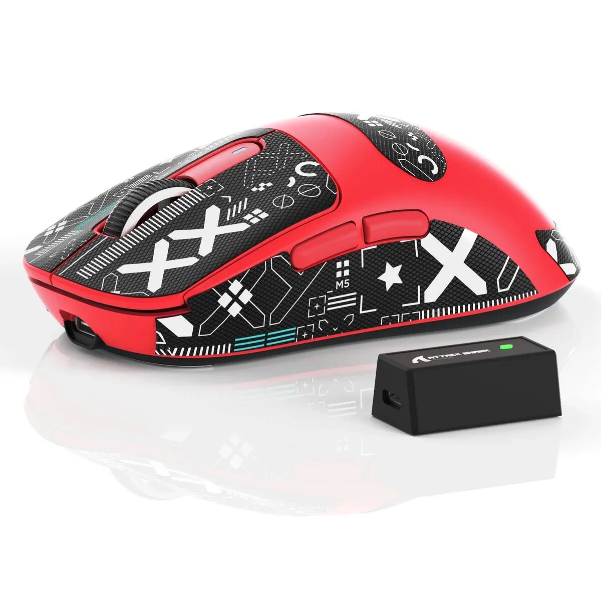 ATTACK SHARK X3/X3PRO Беспроводная игровая мышь X3pro red 4K