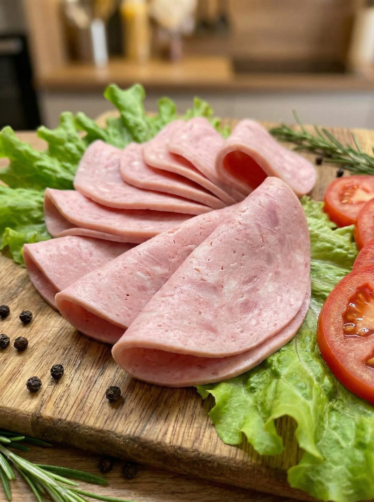 Ветчина "Нежная с индейкой" 490 гр