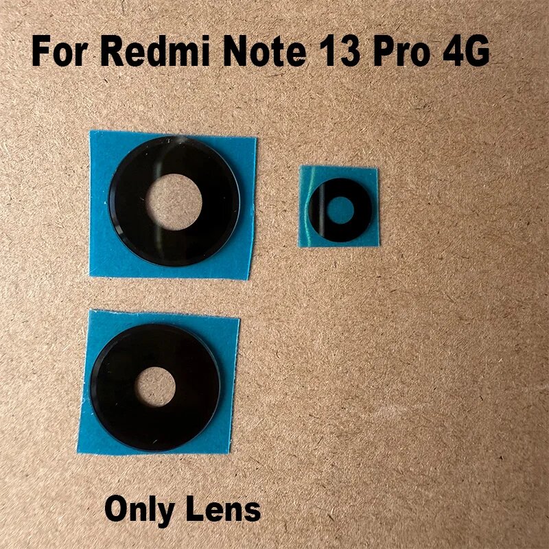 Стеклянная линза камеры для Xiaomi Redmi Note 13 Pro 4G, Only lens