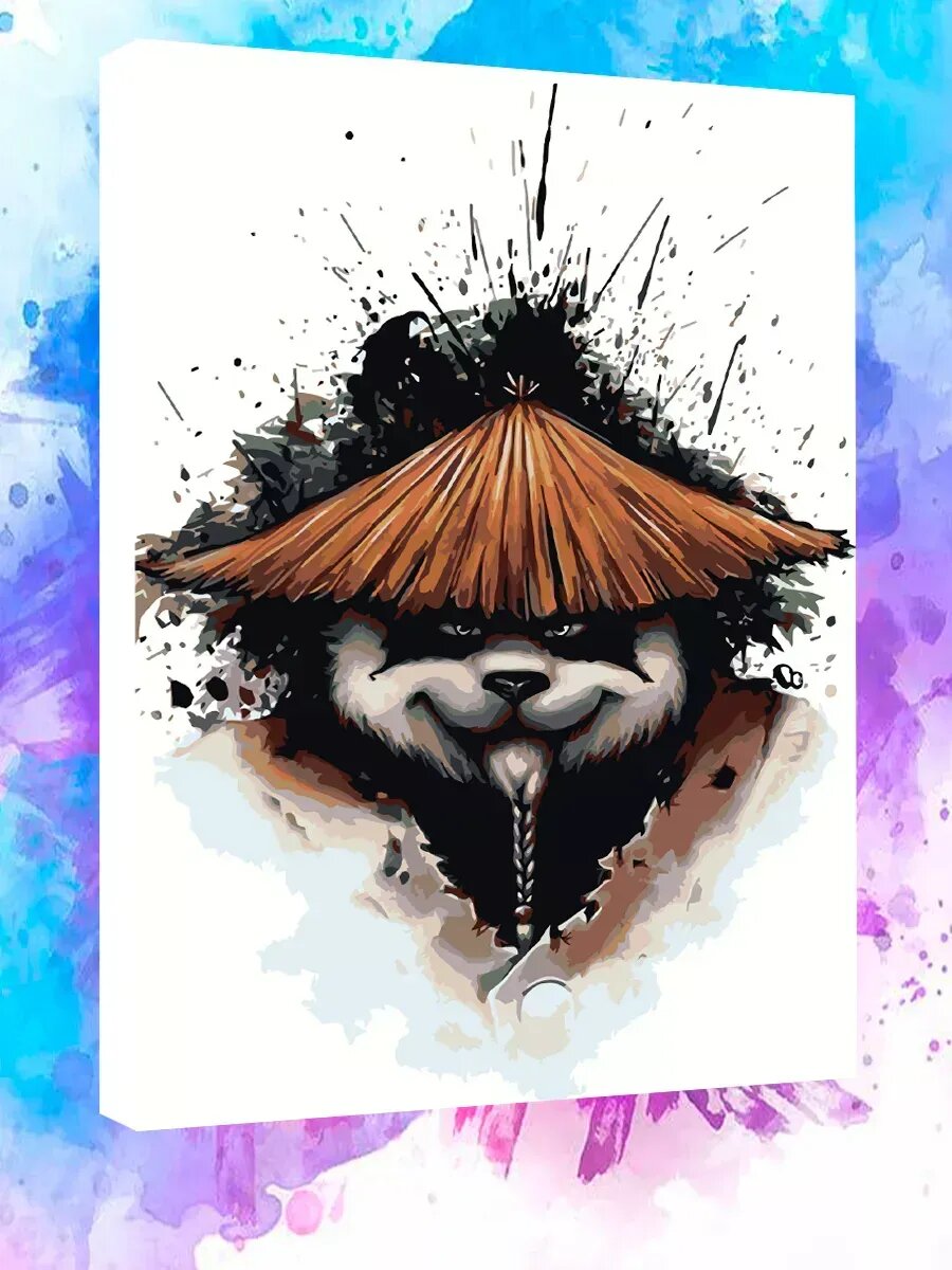 Картина по номерам Кунг-фу Панда