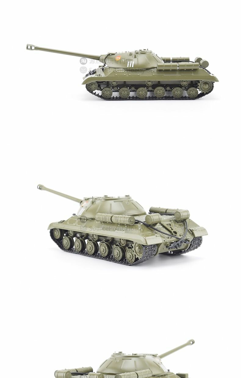 Модель советского тяжелого танка Сталина IS-3M в масштабе 1:43, изготовленная из литого под давлением металла NT002